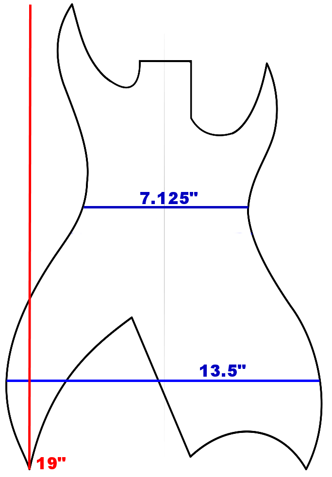 Bc Rich Headstock Template High Quality | www.oceanproperty.co.th