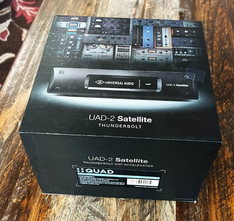 SOLD! Universal Audio UAD - QUAD Core Thunderbolt Satellite Accelerator ...