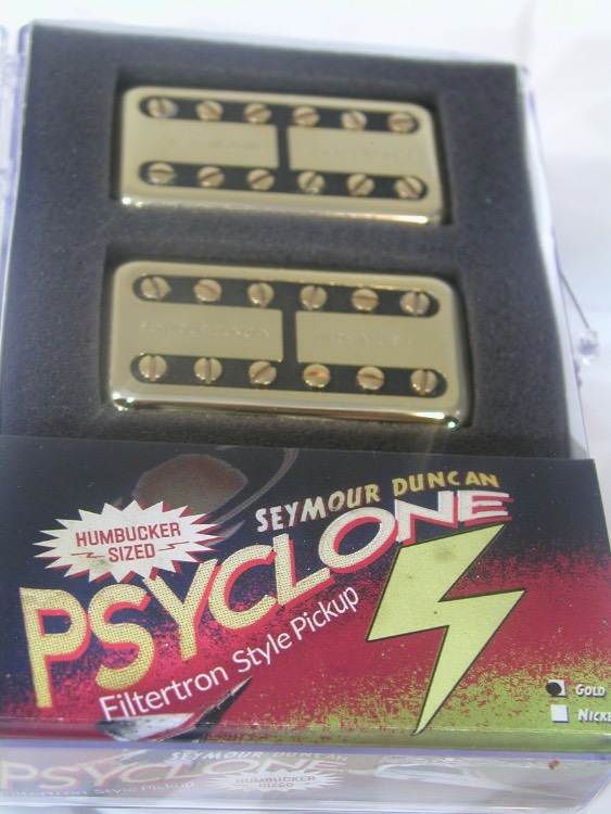 Pickups: Seymour Duncan Psyclone FilterTron set - gold - For Sale ...